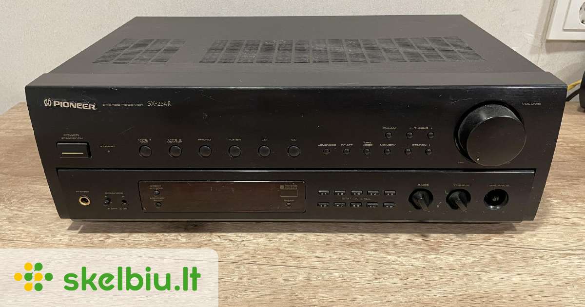 Pioneer Sx-254r Am/fm garso stiprintuvas - Skelbiu.lt