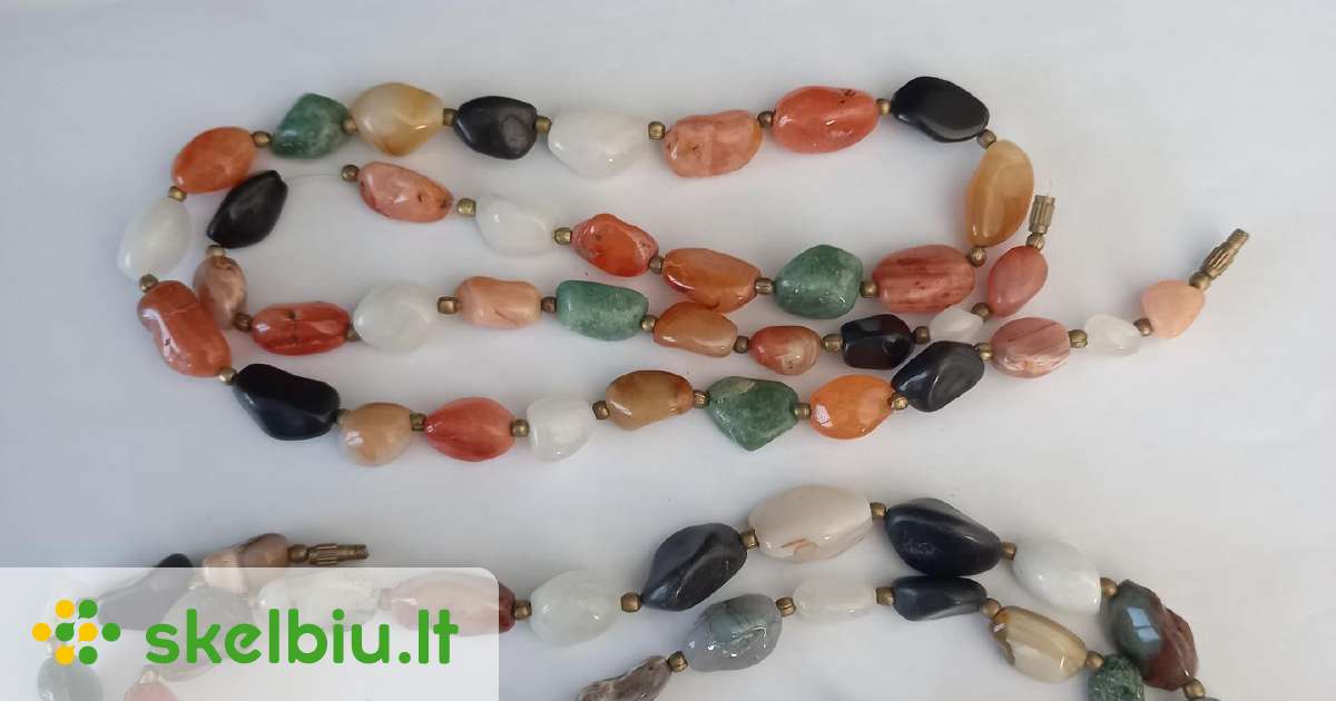 Agato akmens vėriniai - Skelbiu.lt