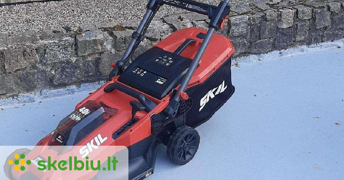 Žoliapjovė akumuliatorinė Skil 43+ trimeris - Skelbiu.lt
