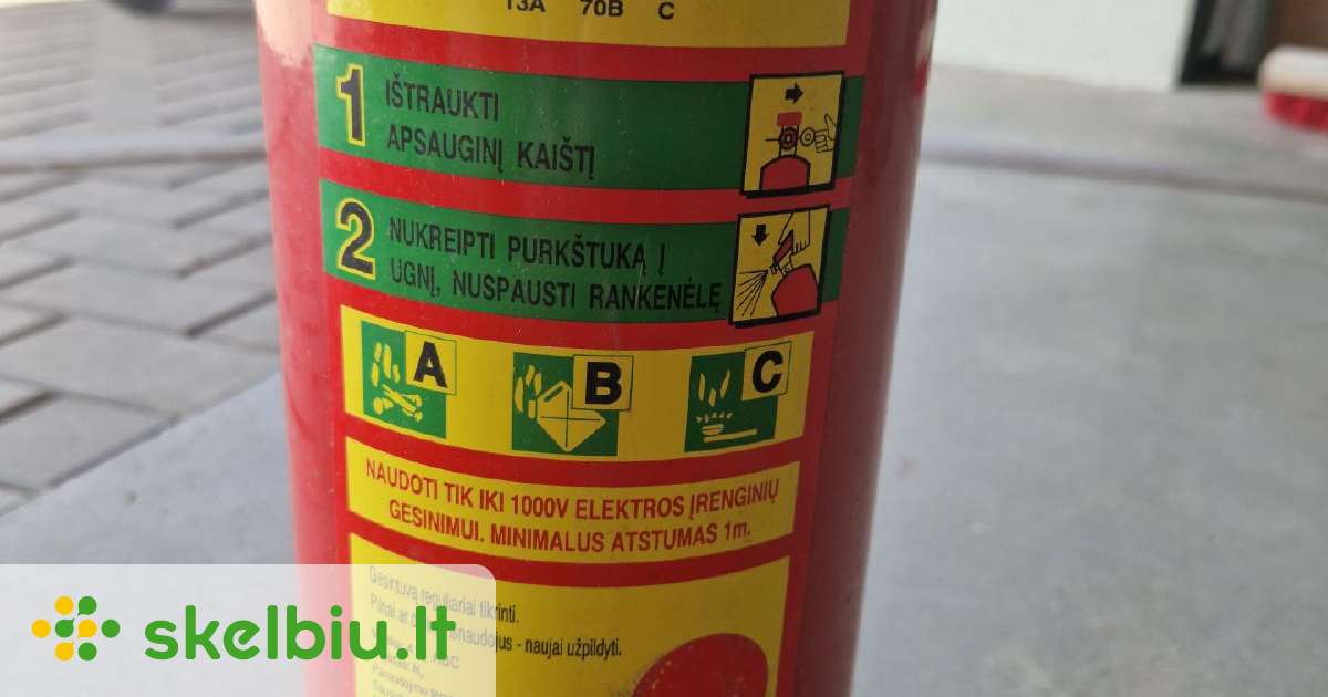 Gesintuvas 4 kg. - Skelbiu.lt