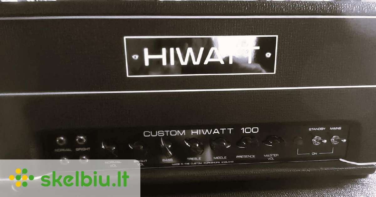 Parduodamas Hiwatt Dr 103 ir 4x12 cab - Skelbiu.lt