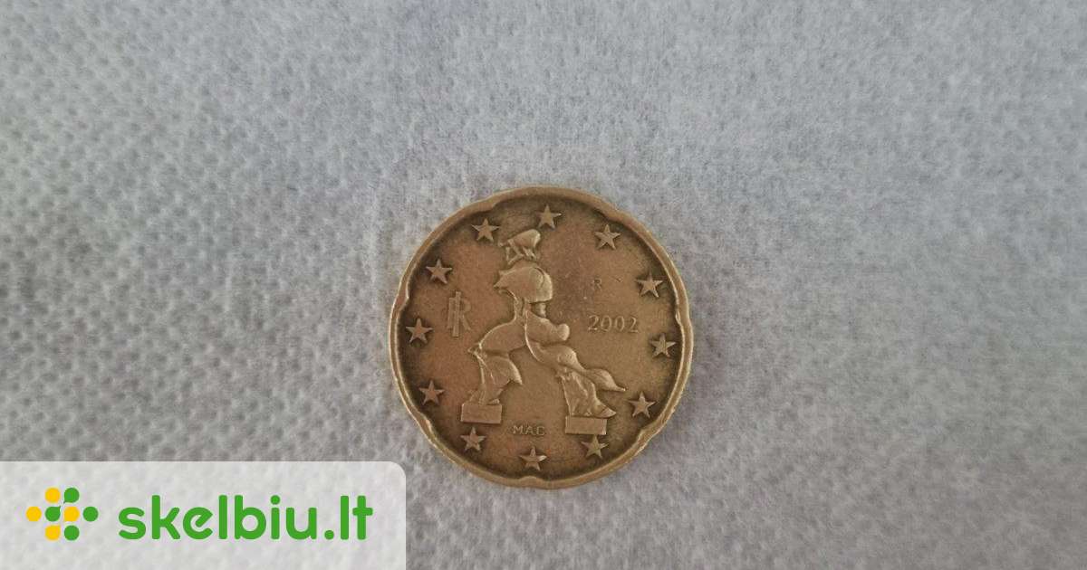 Reta 20€ centų moneta - Skelbiu.lt