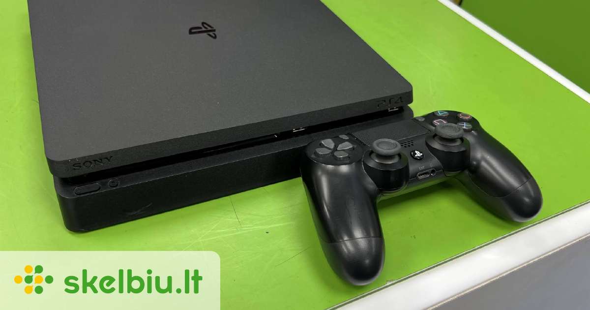 Sony Playstation 4 Slim 1tb (cuh-2016a) - Skelbiu.lt