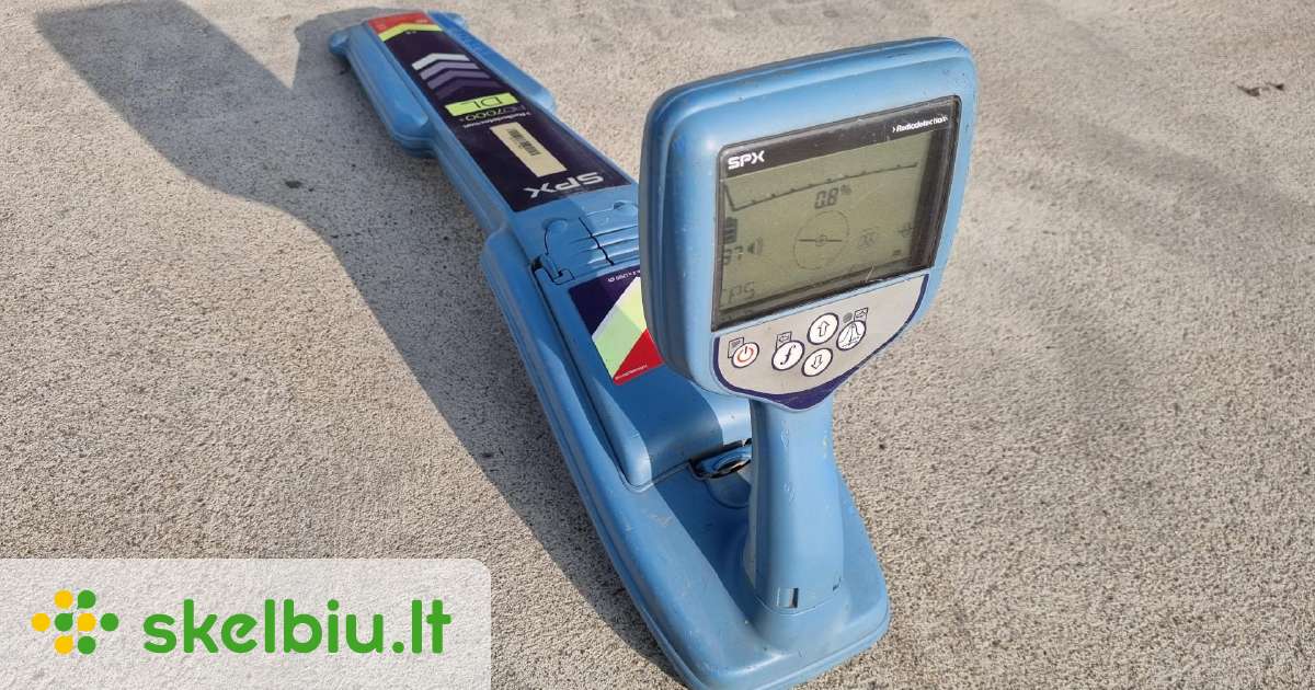Kabelių ieškiklis Radiodetection Rd7000+dl - Skelbiu.lt