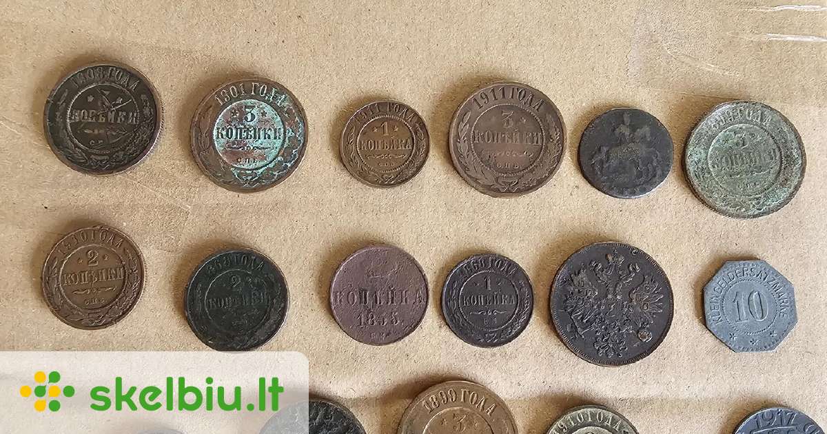 Senovines rusiskos monetos - Skelbiu.lt