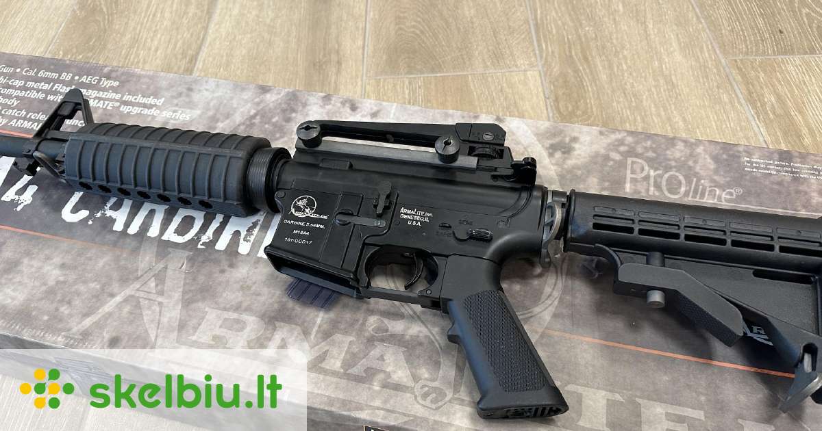 Airsoft ginklas Asg - Armalite M15a4 - Skelbiu.lt