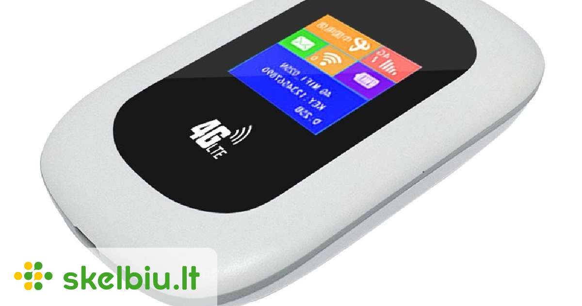 Modemas su Sim kortele 4G Lte - Skelbiu.lt