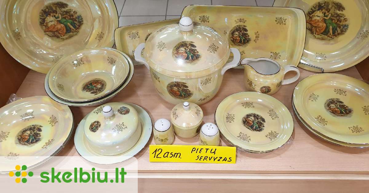 Pietų sevizas 12 asmenų Madona - Skelbiu.lt