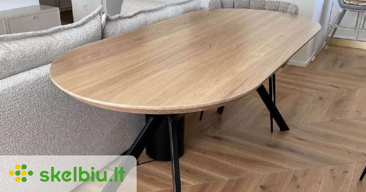 Ąžuolinis stalas - Skelbiu.lt