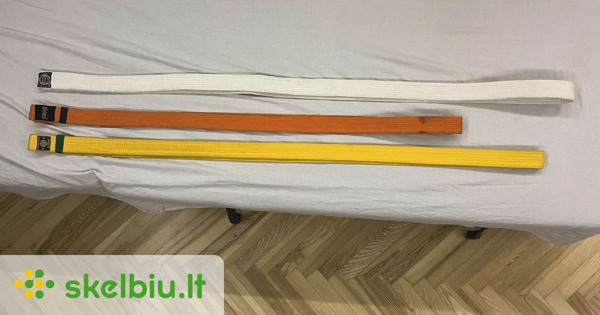 Karate diržai - Skelbiu.lt