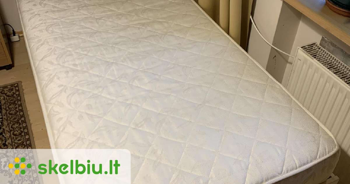 Viengulė lova su storu 20 cm čiužiniu - Skelbiu.lt
