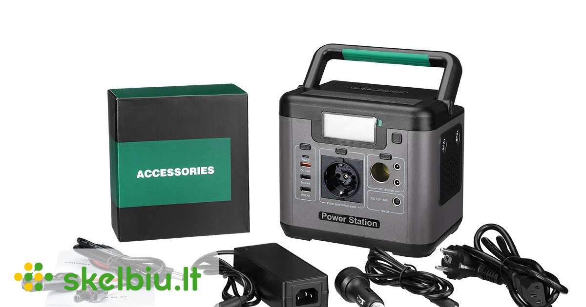Nauja 500w mobili elektros stotele akumuliatorius - Skelbiu.lt