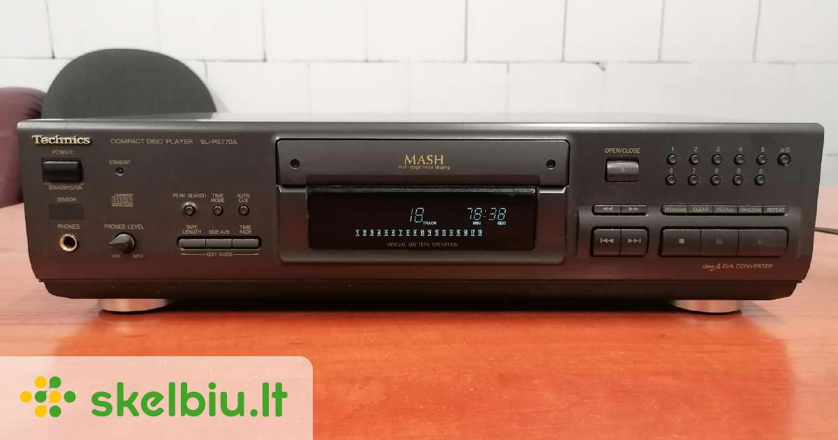Technics SL-ps770a aukštos klasės CD grotuvas - Skelbiu.lt