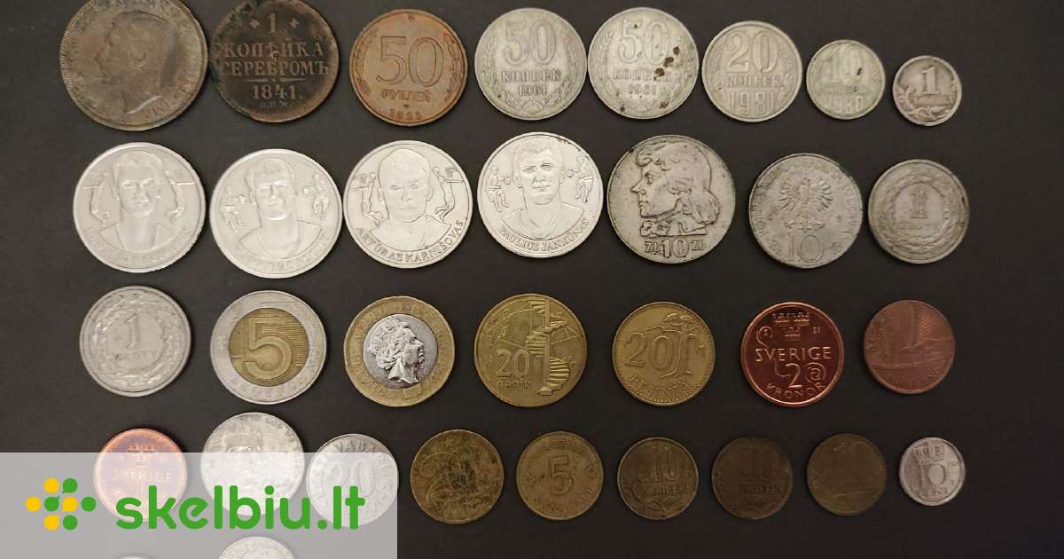 Parduodamos monetos - Skelbiu.lt