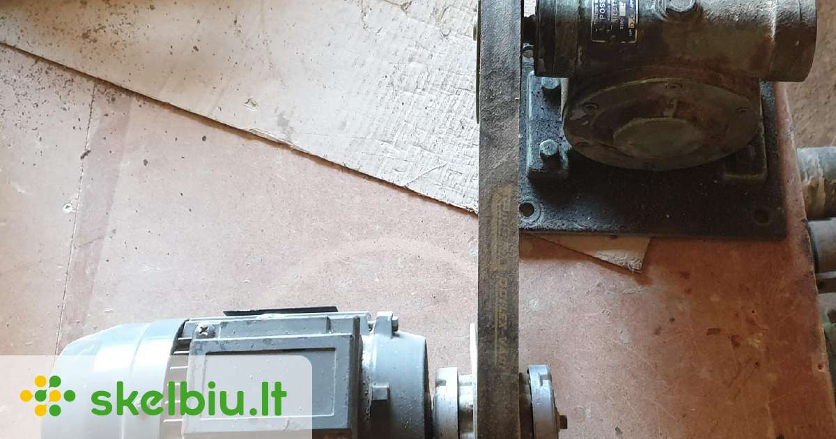 Elektros variklis su reduktorium - Skelbiu.lt