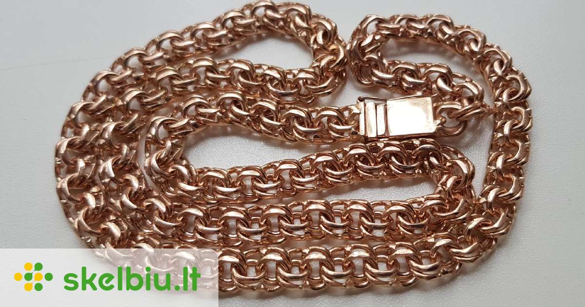 Visiškai nauja Bismarkas auksine grandinele 84,6gr - Skelbiu.lt