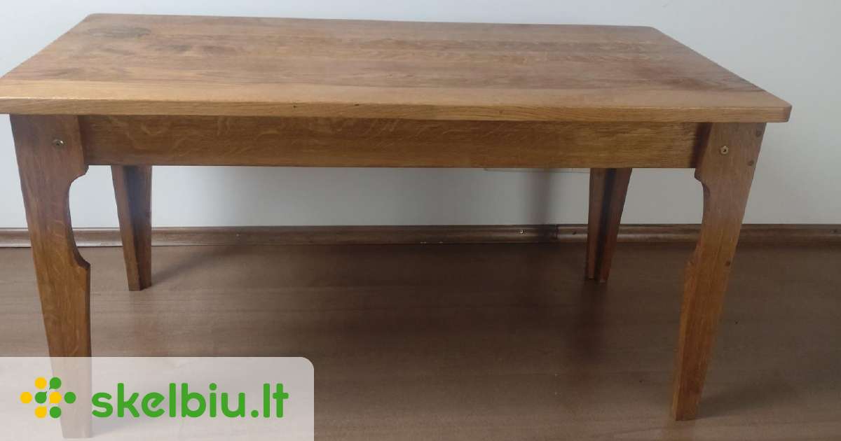 Ąžuolinis stalas - Skelbiu.lt