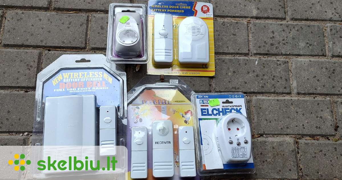 Belaidžiai durų skambučiai - Skelbiu.lt