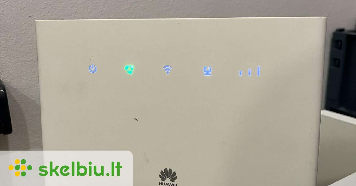 Huawei WiFi Modemas - Veikia Visom Sim Atrištas - Skelbiu.lt