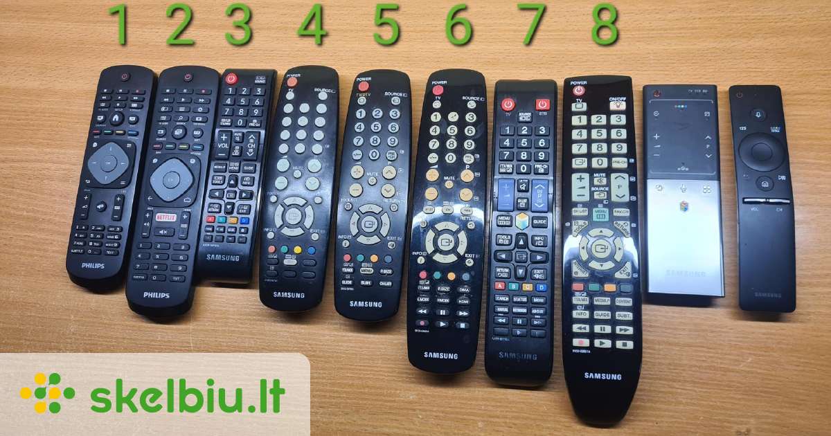 Televizorių pultai Samsung ir Philips - Skelbiu.lt