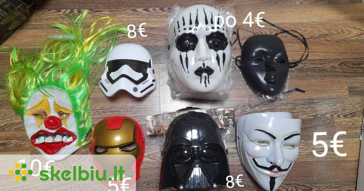 Helovyno kaukės - Skelbiu.lt