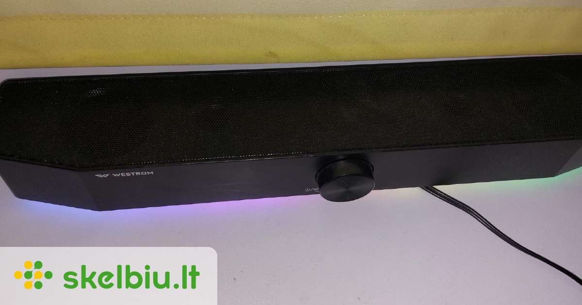 Westrom kompiuterio kolonėlė su Rgb - Skelbiu.lt