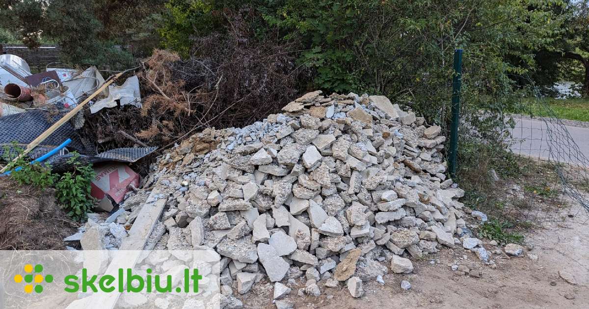 atiduodu statybines medziagos skelbimai - Skelbiu.lt