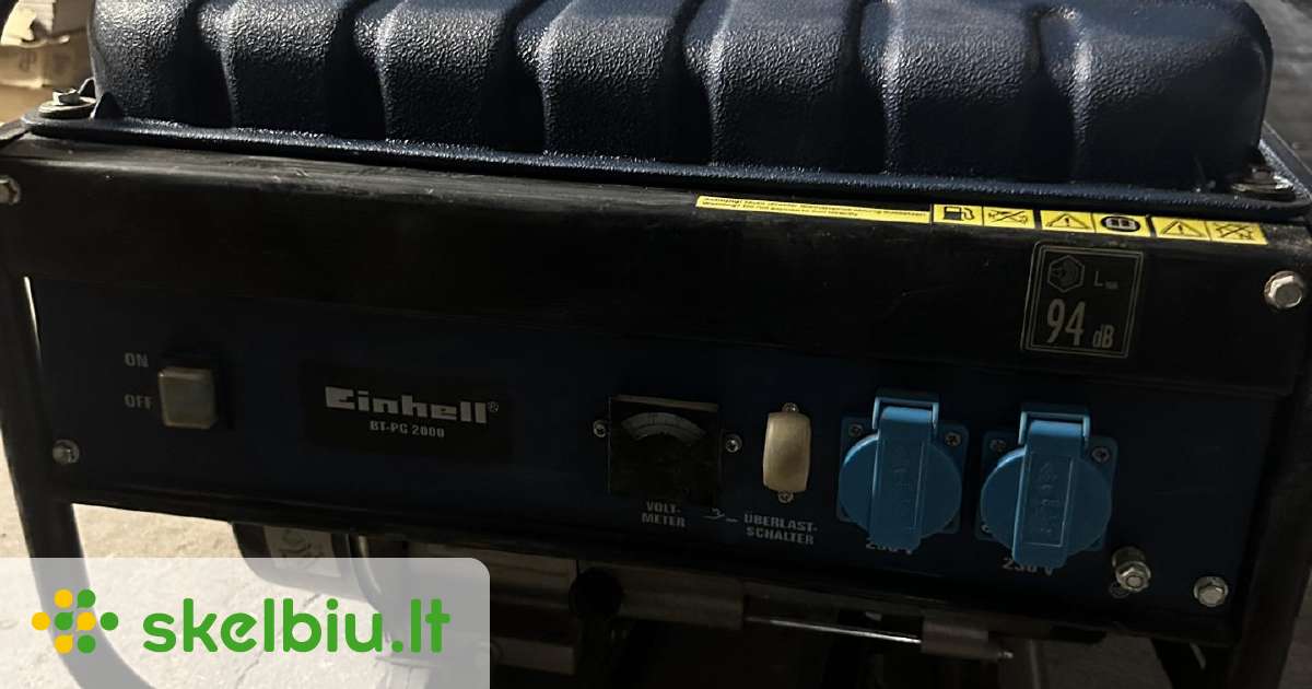 Einhell generatorius - Skelbiu.lt