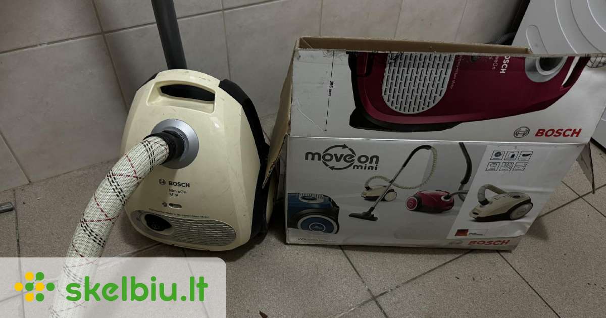 Bosch Move on mini siurblys - Skelbiu.lt