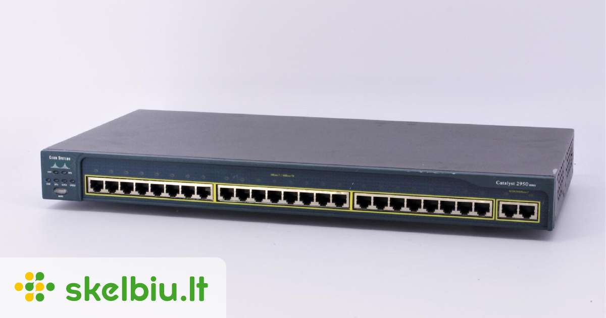 Cisco catalyst 2950 Tinklo komutatorius šakotuvas - Skelbiu.lt