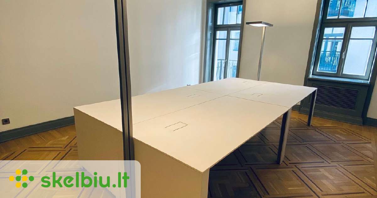 Tvirti ofiso stalai su rozetėmis - Skelbiu.lt