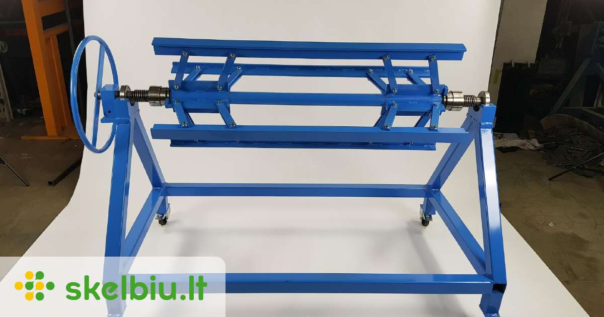 Rankinis skardos rulonų išvyniotuvas 1250/5t - Skelbiu.lt