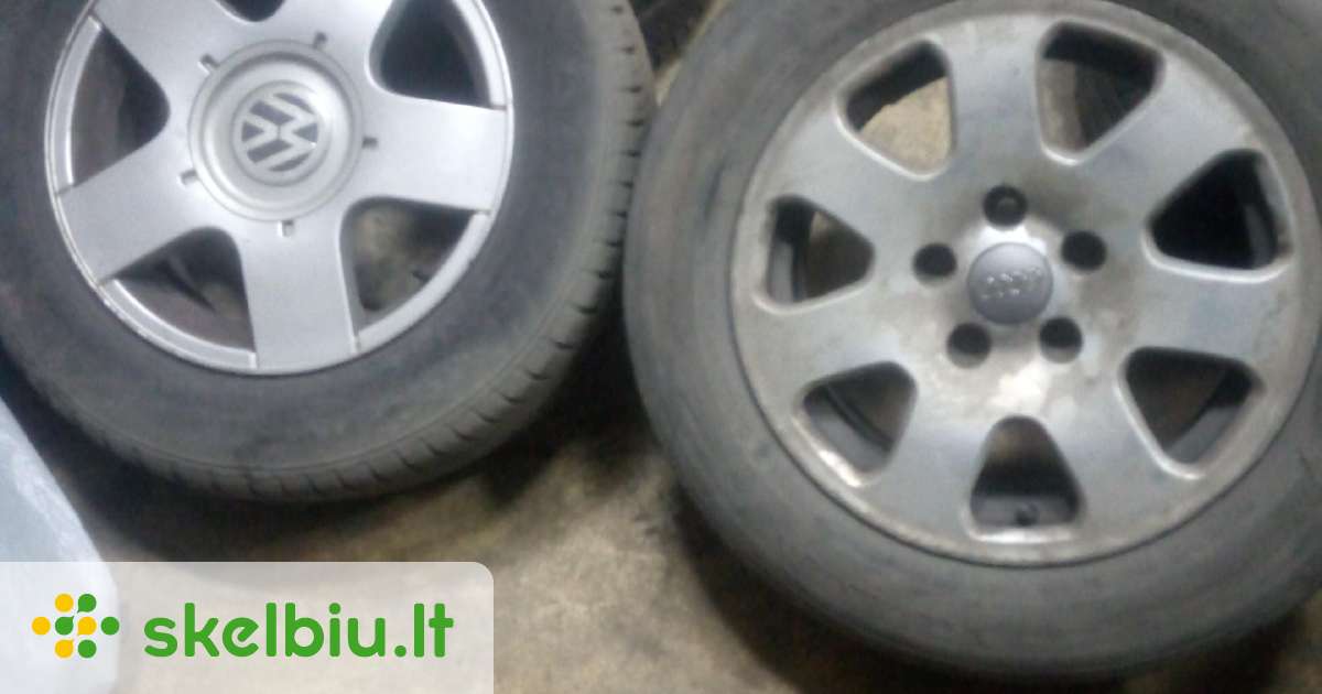 195/65/r15 Vw ir Audi lieti ratl., su padangom - Skelbiu.lt
