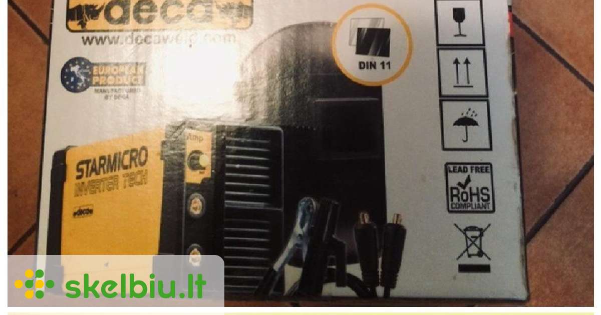 Suvirinimo aparatas Deca Starmicro 180 - Skelbiu.lt