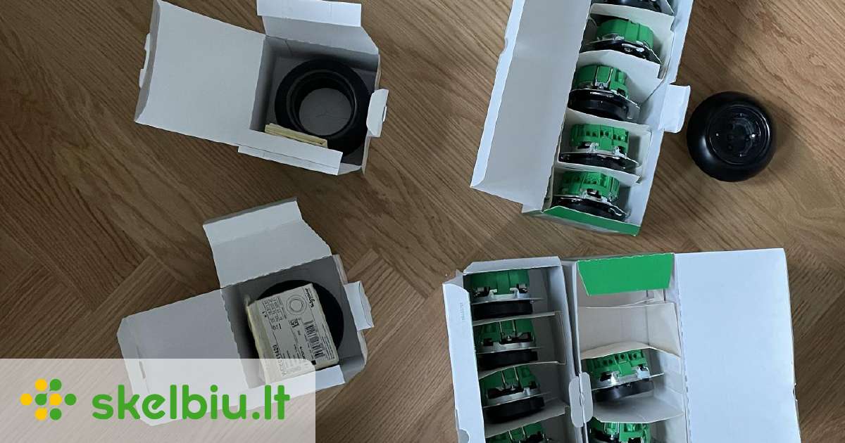 Schneider Renova apvalios rozetės (juodos) - Skelbiu.lt