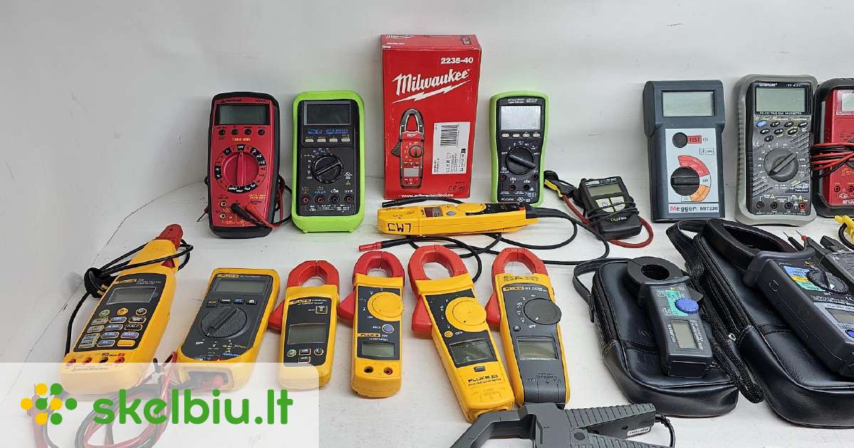 Fluke. megger. unit metrel kyoritsu testeriai ac d - Skelbiu.lt