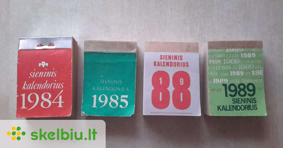 Brangiai Superku sieninius plesomus kalendorius - Skelbiu.lt