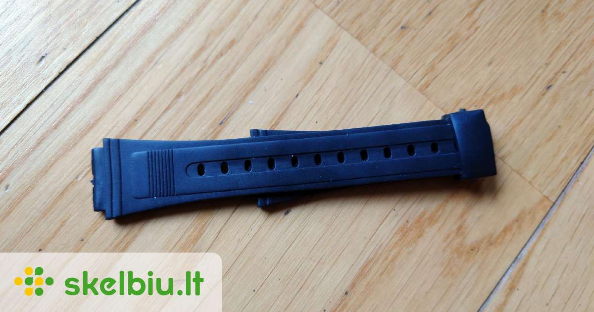 Laikrodžių apyrankė 18mm, guma - Skelbiu.lt