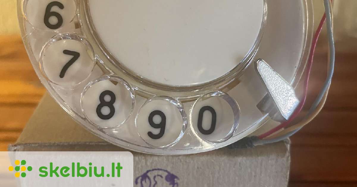 Numerio rinkiklis. Seno telefono. Naujas - Skelbiu.lt