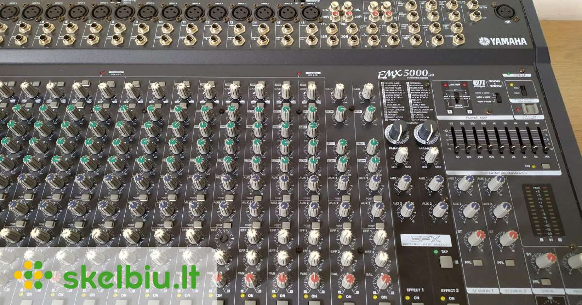 Yamaha Emx5000-20 mikseris 2x500w - Skelbiu.lt