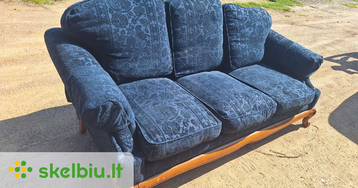 Angliško stiliaus vintažinė sofa - Skelbiu.lt