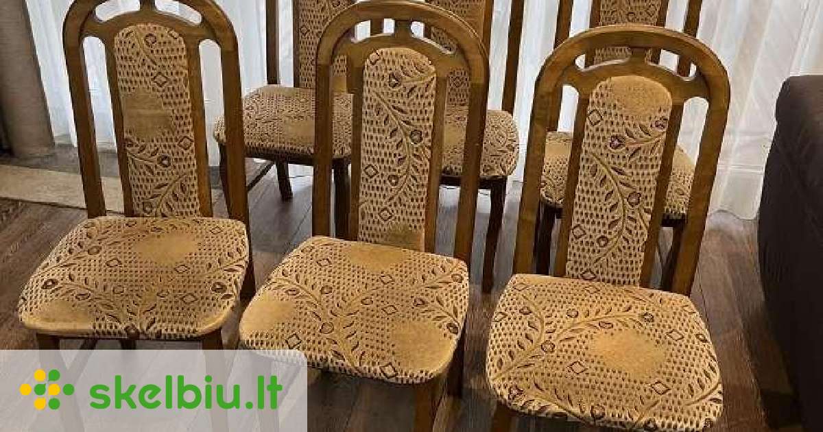 Gražios valgomojo kėdės 6 vnt - Skelbiu.lt