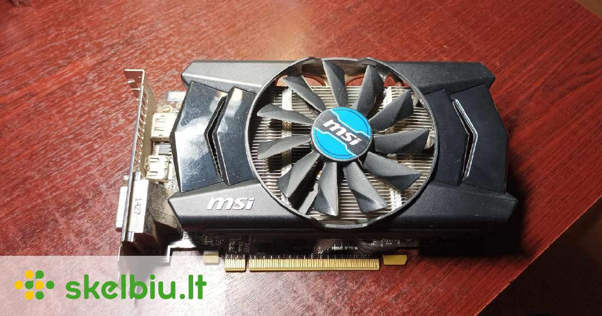 Msi R7 260x 2gb Oc Gpu - Skelbiu.lt