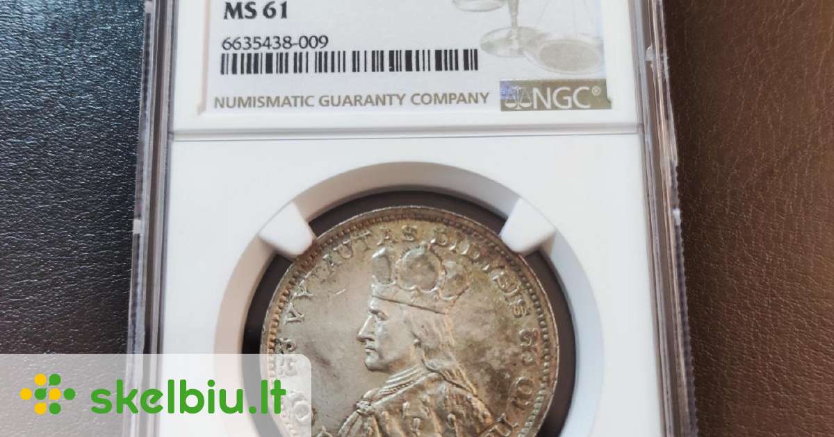 Ms61 Vytautas 1936 m. 10 litų - Skelbiu.lt