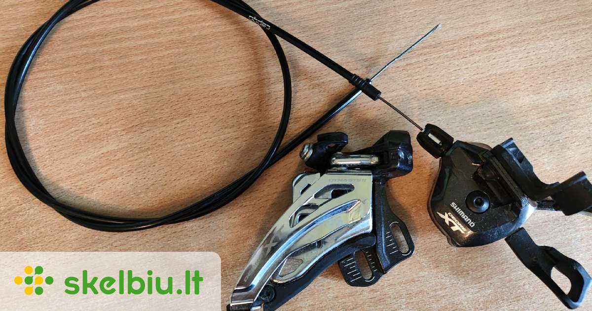 XT front derailleur + shifter - Skelbiu.lt