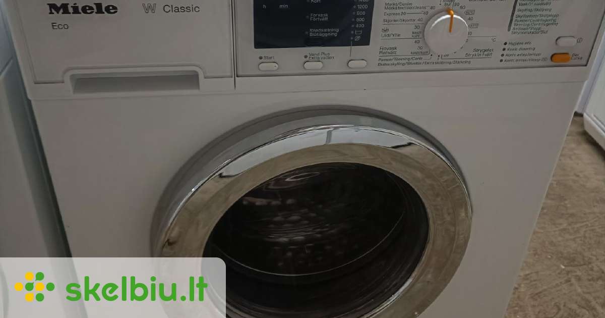 Miele skalbimo masinos - Skelbiu.lt