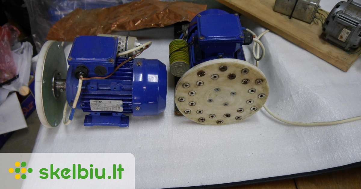 El. varikliai 0,55w su kondensatoriais - Skelbiu.lt