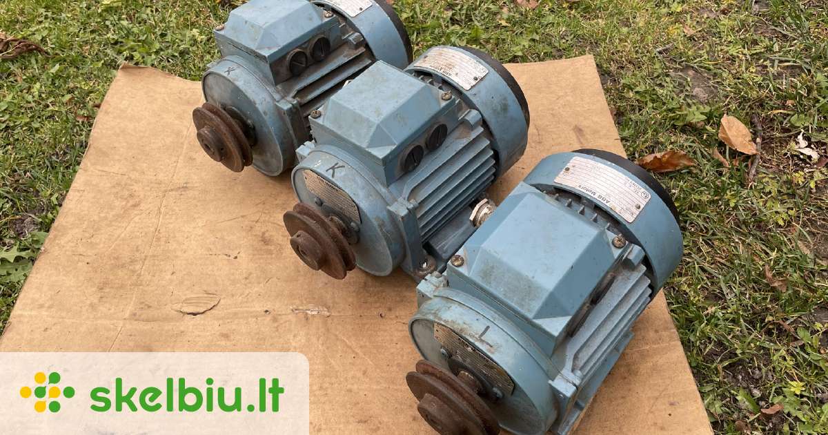 Elektros varikliai - Skelbiu.lt