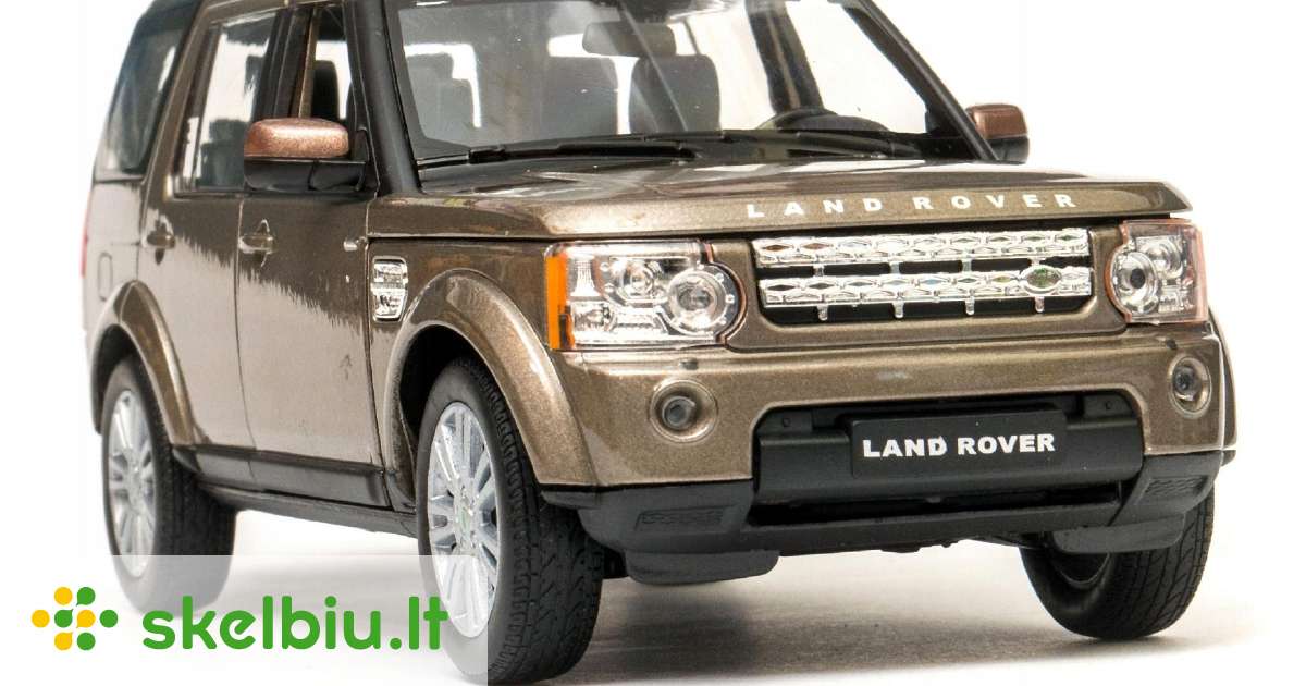 Land Rover Discovery 4 Ruda Modeliukas 1:24 Welly - Skelbiu.lt