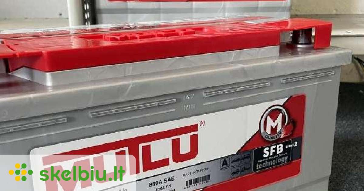 Nauji akumuliatoriai automobiliams Sfb Efb Agm - Skelbiu.lt